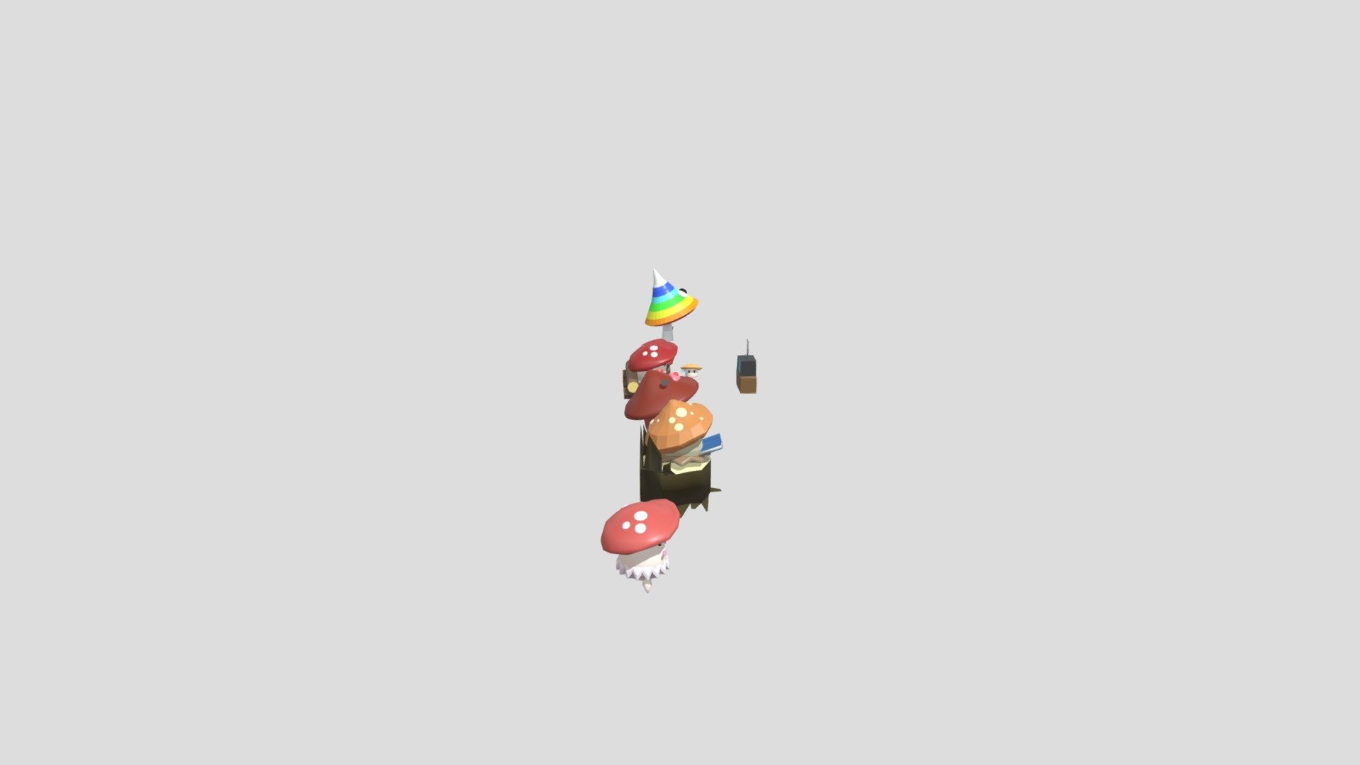 грибы общий - 3D model by Morushka (@adventure.time.marshal) [c111494 ...