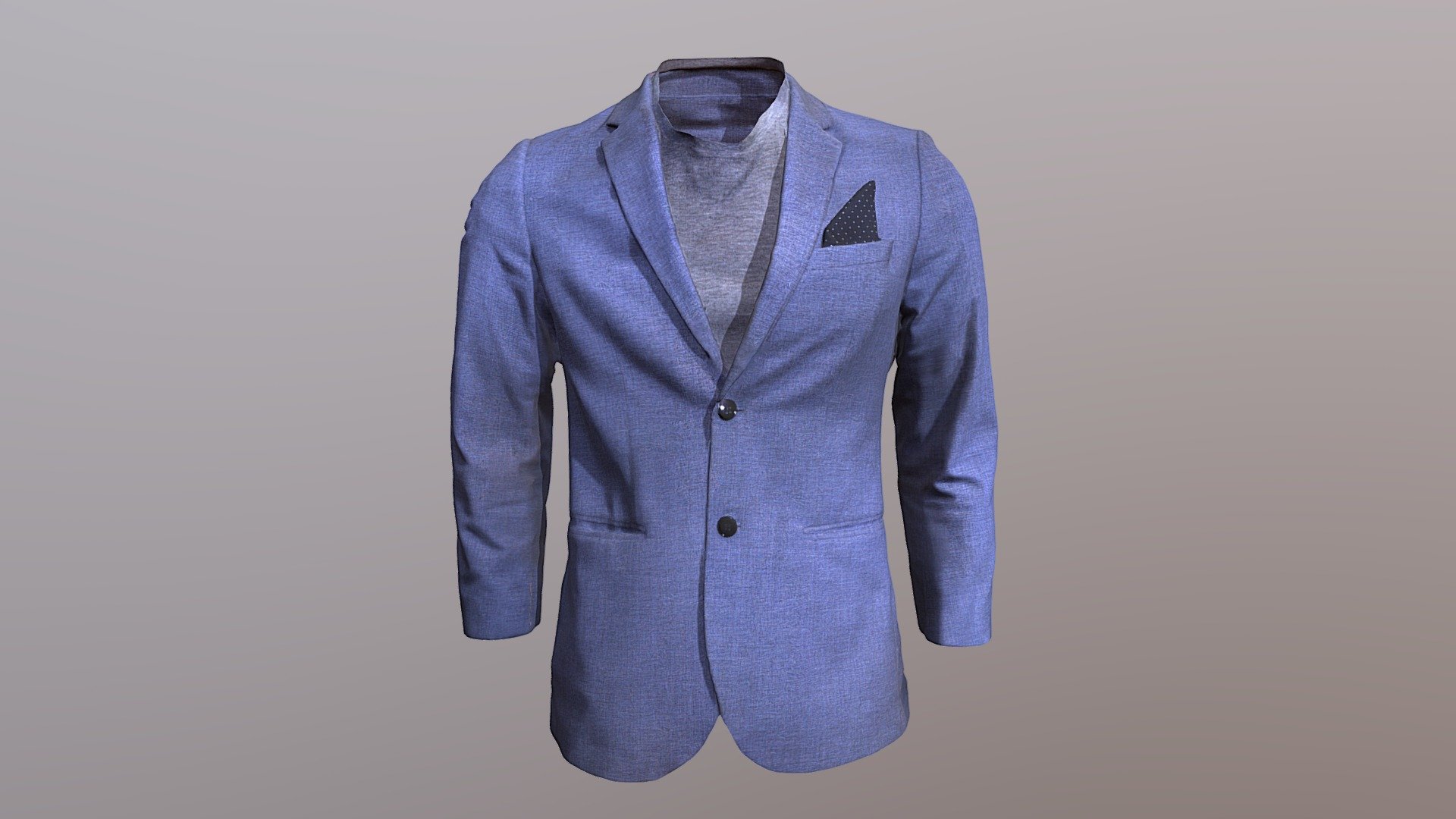 Blue Blazer - 3D model by Lycortas [c114838] - Sketchfab