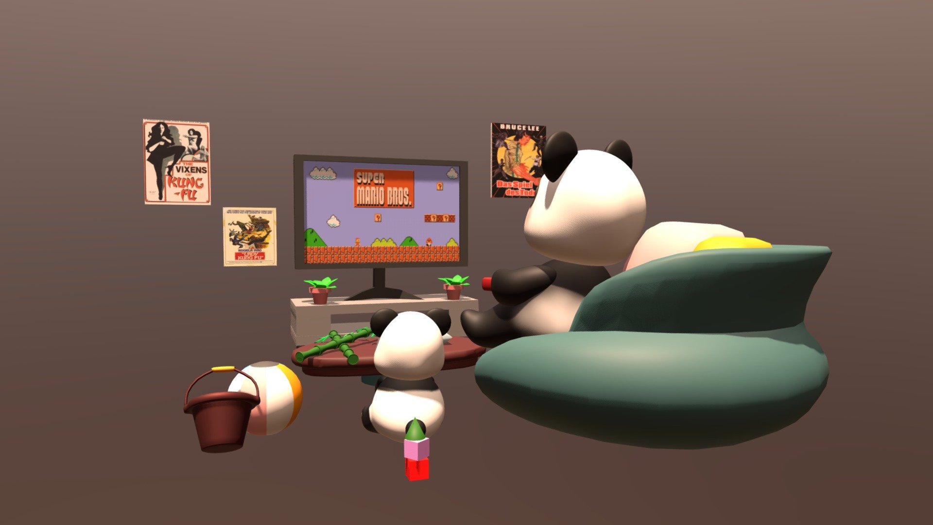 Gamer - 3D model by YushanS. [c114b46] - Sketchfab
