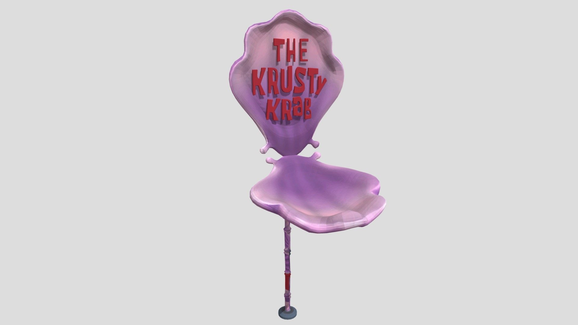 Bfbbr-Krusty Krab Sign - 3D model by SMF Features Developed From Cheryl ...