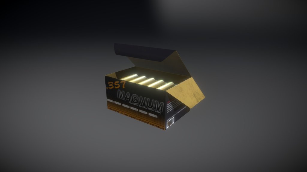 .357 Ammo Box - 3D model by Rokay3D [c11b2f7] - Sketchfab