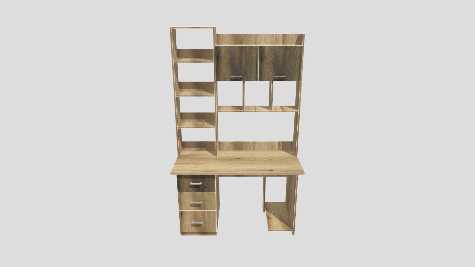 Computer table 1250х600х2008 - 3D model by Modeling of cabinet ...