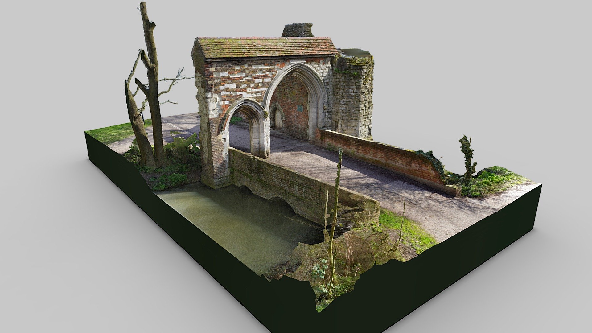 Waltham Abbey Gateway - Download Free 3D model by artfletch [c11c0ef ...
