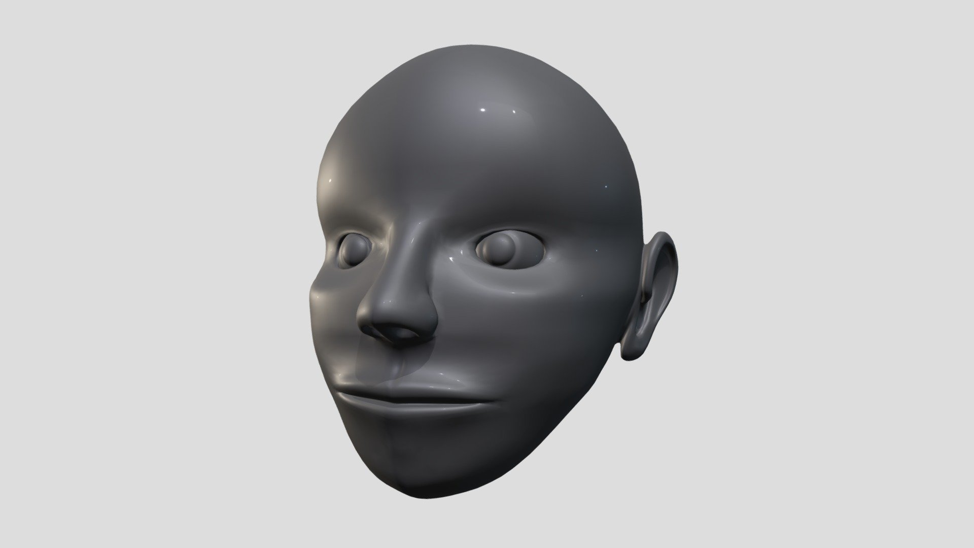 Cartoon Head - Download Free 3D model by werignac [c11d83b] - Sketchfab