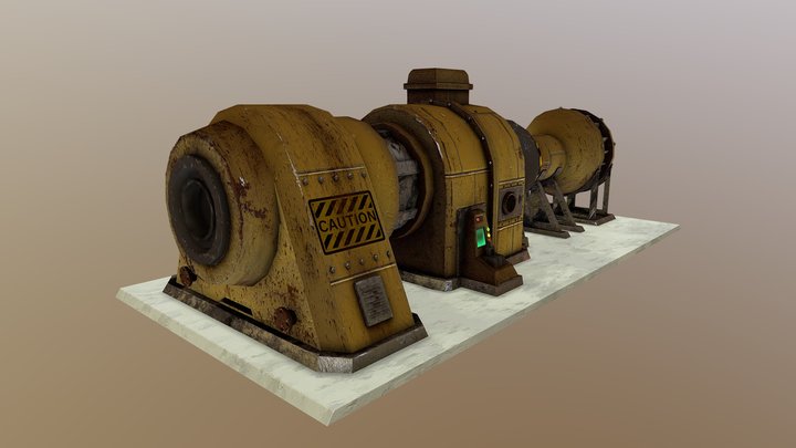 Generator 3D models - Sketchfab