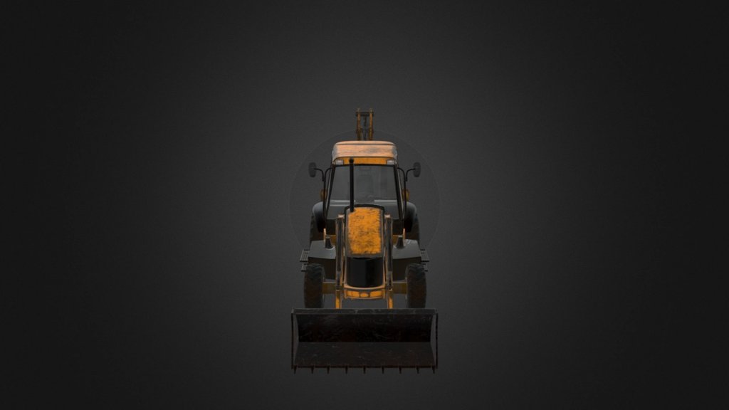 JCB-3DX - 3D model by abhijeetpatil [c11f12b] - Sketchfab