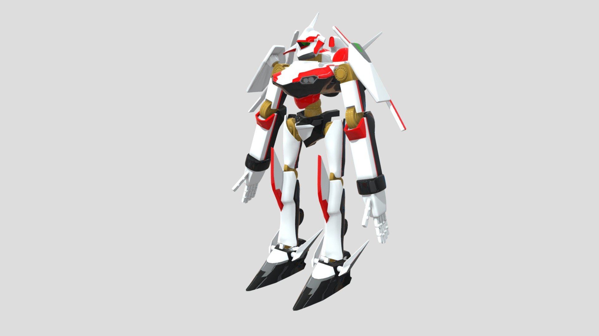 Nirvash From Eureka Seven 3d Model By Jonathan Mathers Nighthakw247