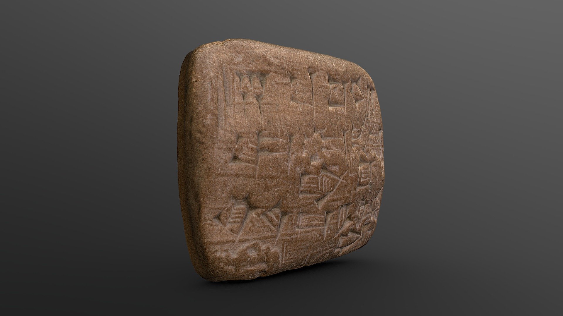 Clay Tablet 3 - 3D model by jmedina2 [c121a29] - Sketchfab
