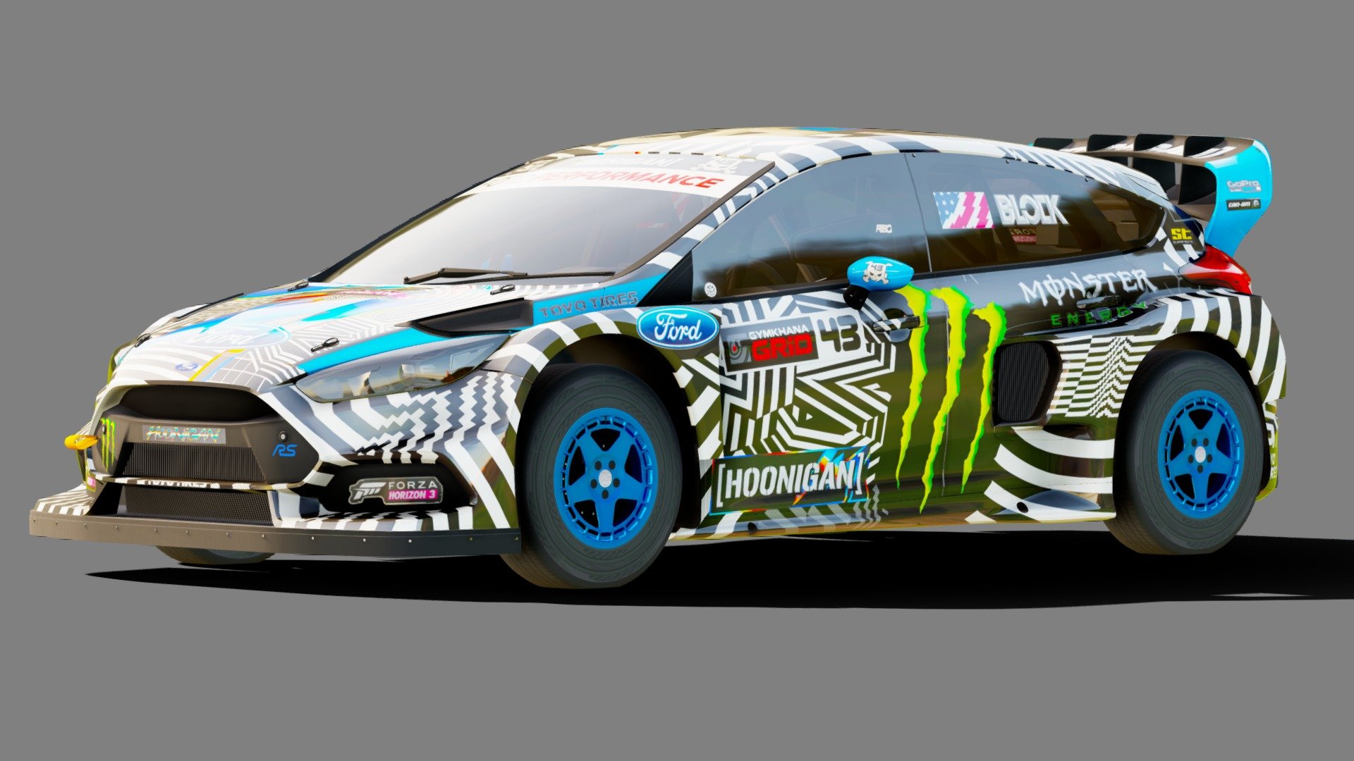 2016 | Hoonigan Ford Gymkhana 9 Focus RS RX - 3D model by kevin (ケビン ...