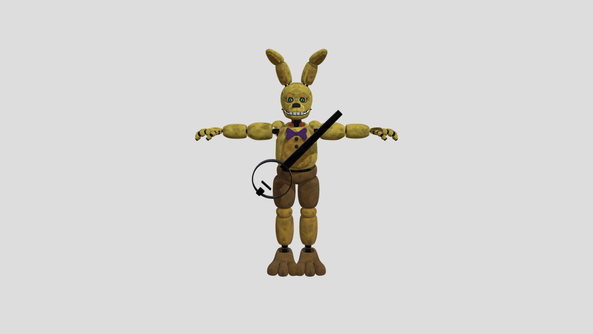 Springbonnie V8 fbx rigged - Download Free 3D model by Grey Candy ...