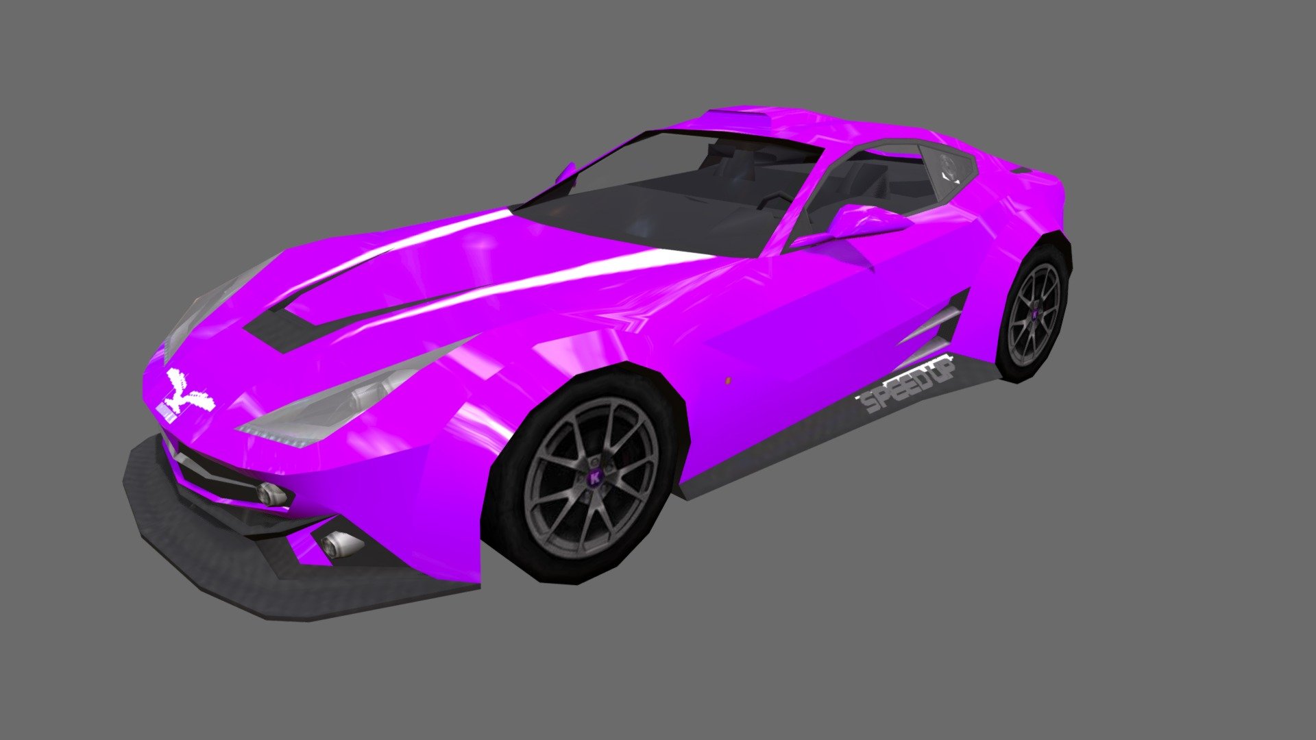 Low Poly Simple Car F12 - 3D model by josluat91 [c1281c4] - Sketchfab