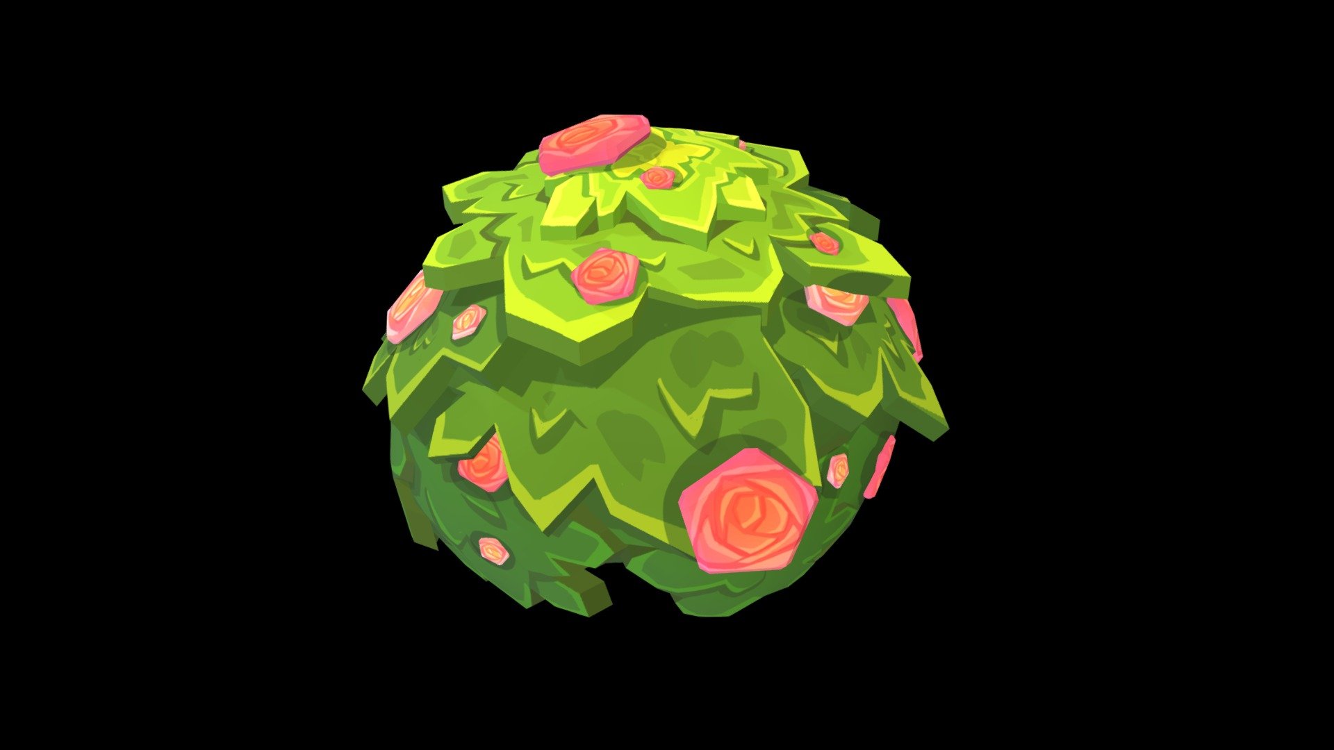 Bush_fortnite style - 3D model by Sarielle [c12862f] - Sketchfab