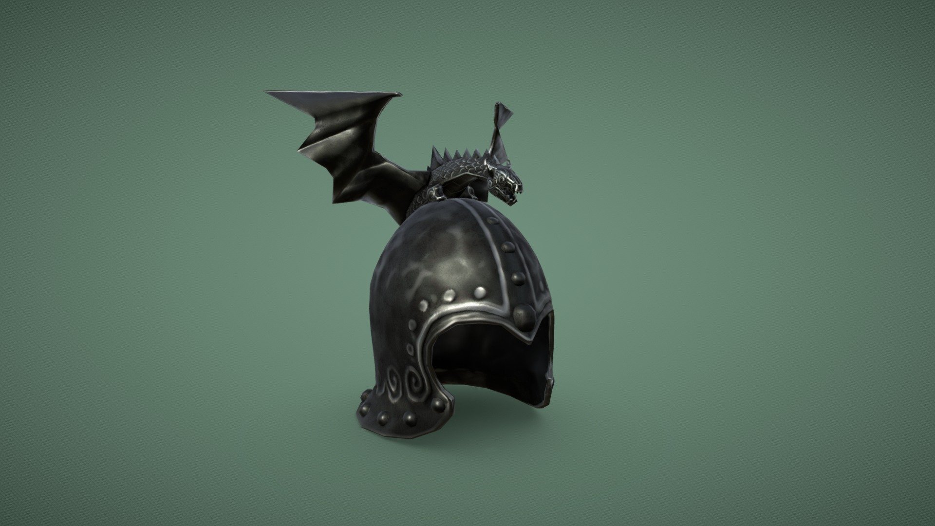 Dragon Helmet - 3D model by Tobias_Gronlund [c1291e2] - Sketchfab