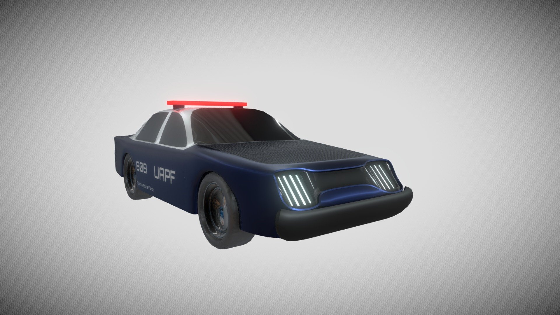 The Ezpoli Interceptor (police car prop) - Buy Royalty Free 3D model by ...