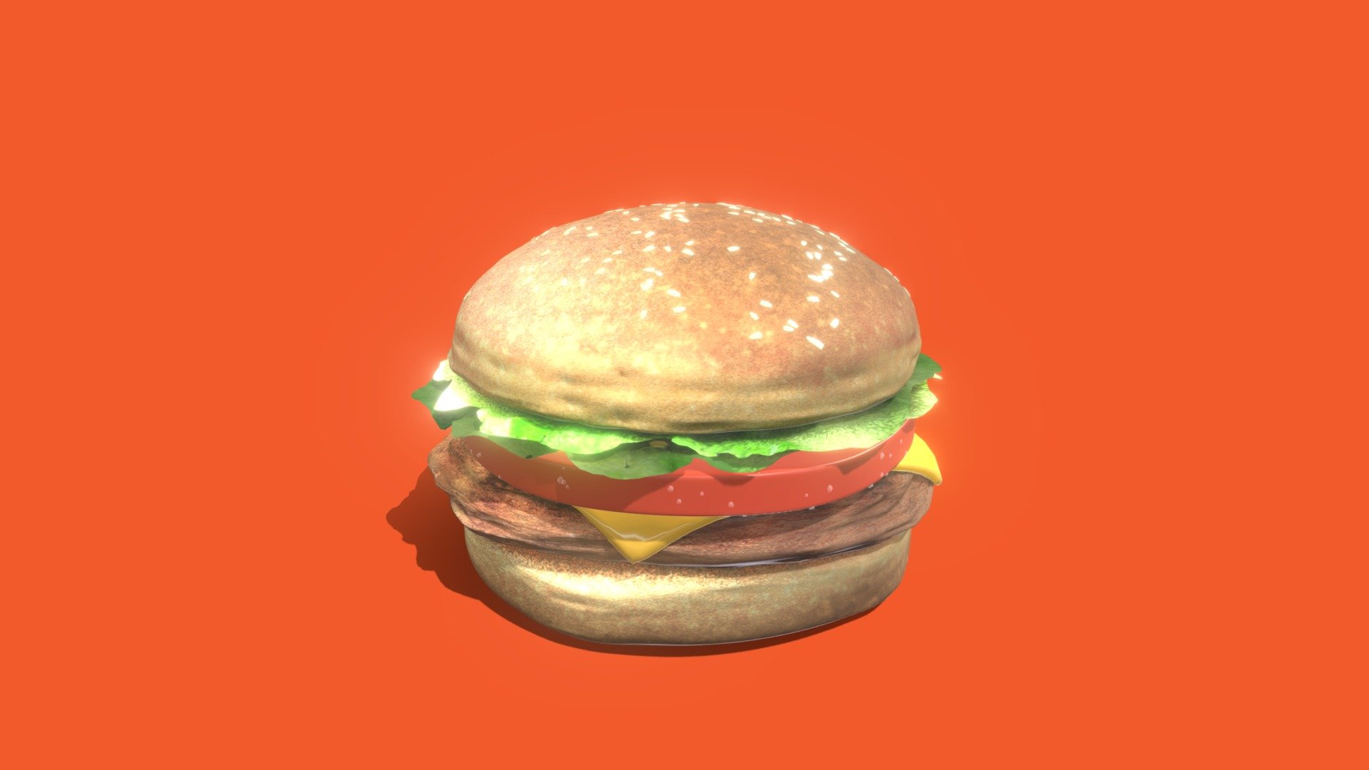 hamburger - 3D model by rhorie [c12b2c2] - Sketchfab