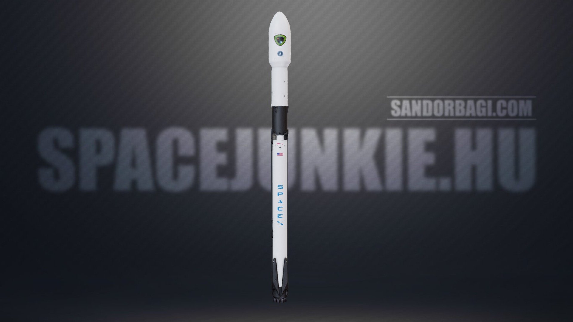FALCON 9 || BLOCK 5 || SPACEJUNKIE - 3D model by spacejunkie.hu ...