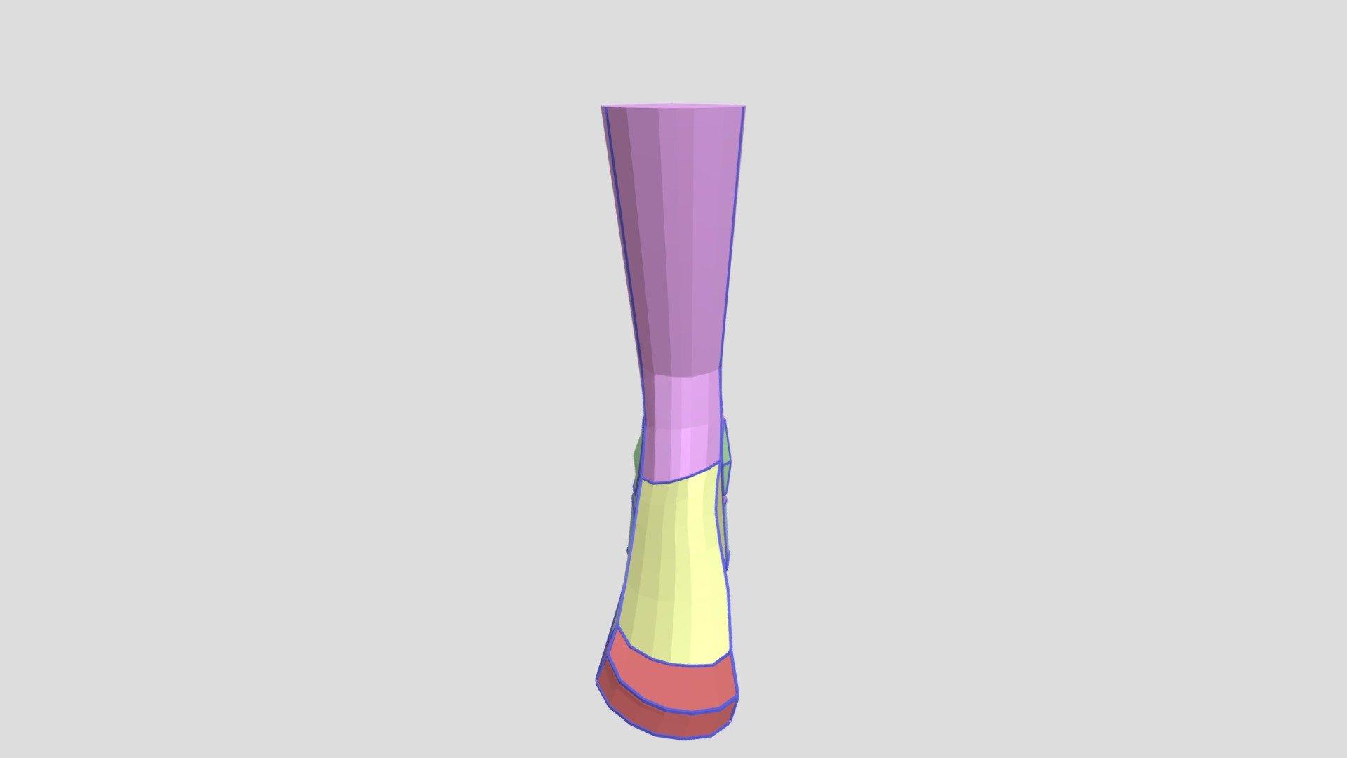 Right Foot Model Simplified - Download Free 3D model by rukireyta ...
