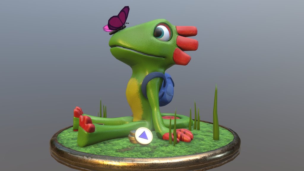 Yooka Takes a Break - 3D model by Rawrcakes [c130897] - Sketchfab