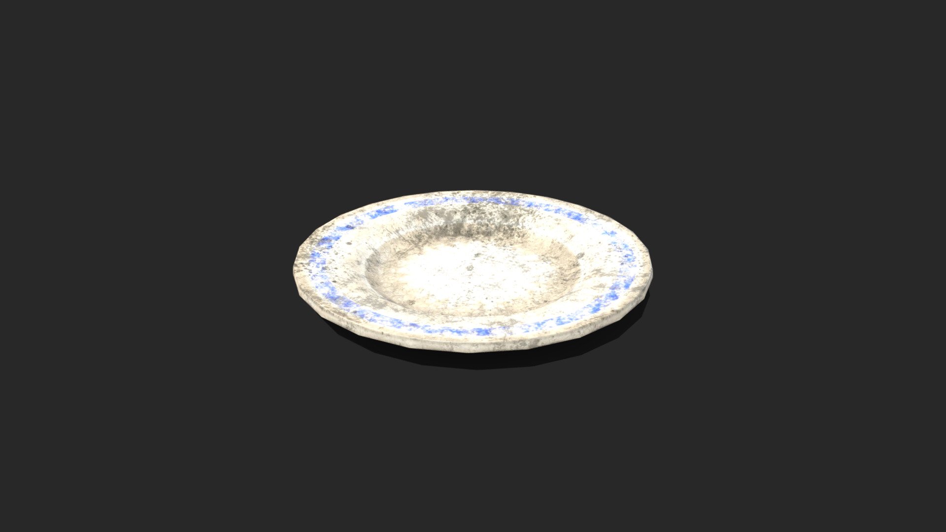 Large kitchen plate wasteland junk item - Buy Royalty Free 3D model by ...