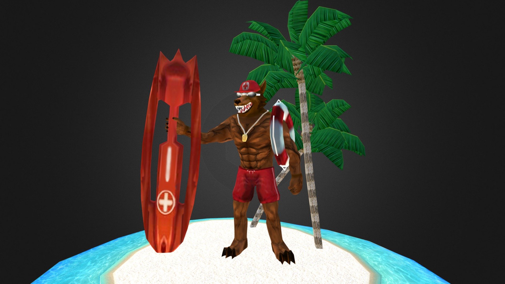 Nasus Pool Party Begins - 3D model by 金日比卓狼 (@jj48082001) [c135534 ...