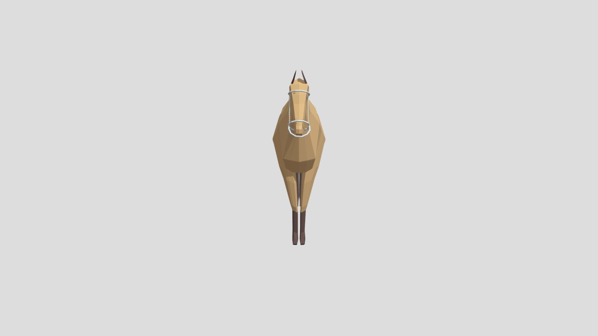 Simple Low Poly Horse - 3D model by AdamWallwork [c135caf] - Sketchfab