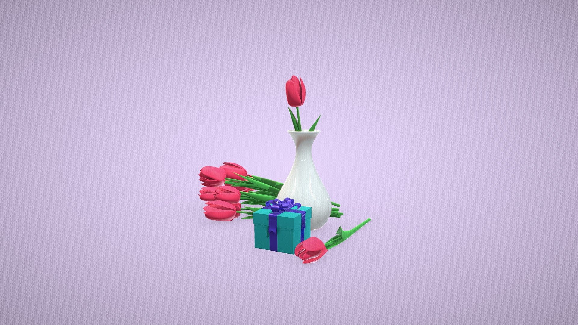 8th March composition - Download Free 3D model by tkkjee 🪲 (@tkkjee ...