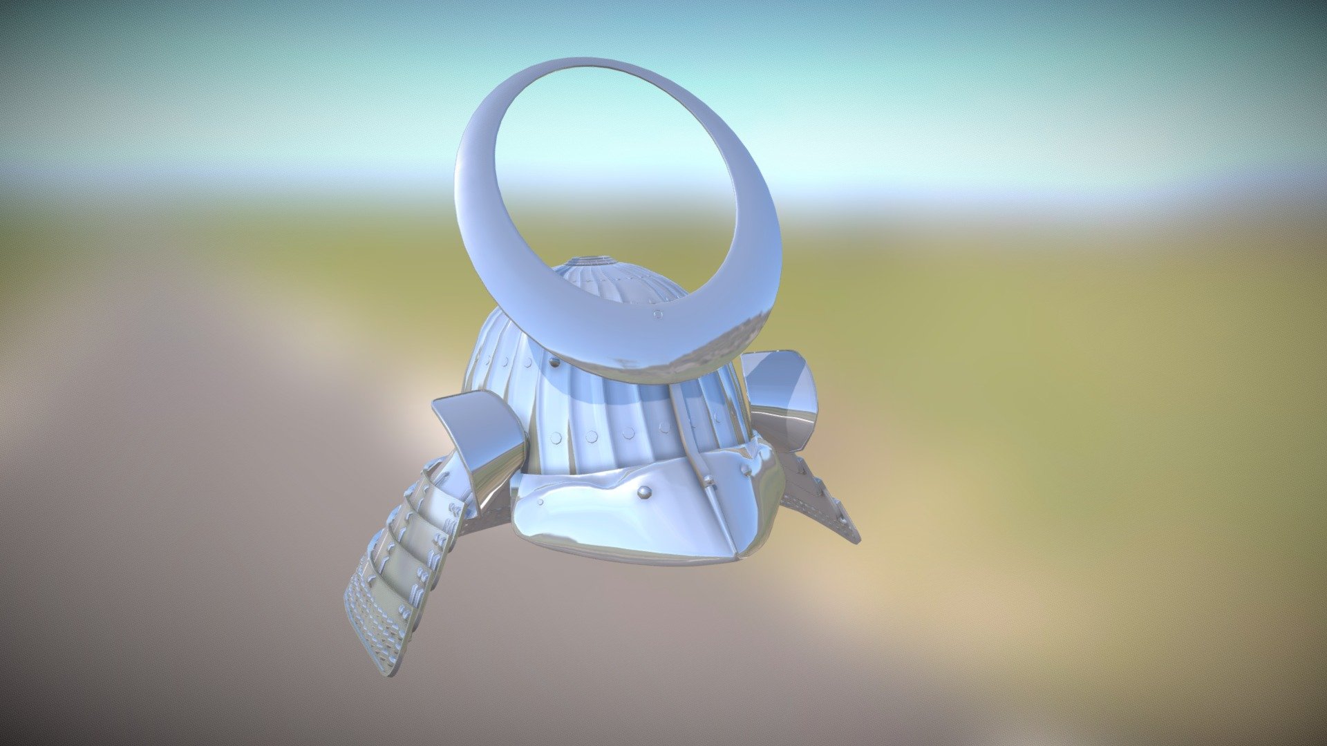 Suji Bachi Kabuto - 3D model by Sewastian Evseev (@sewev) [c137fed ...