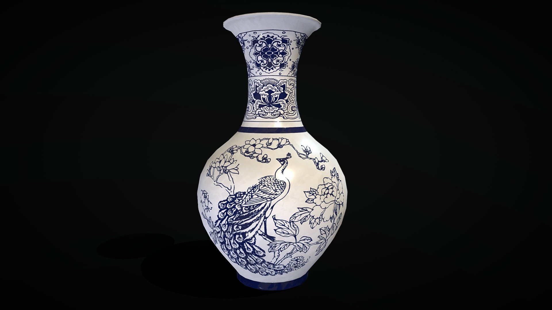 Chinese vase with firebird - Buy Royalty Free 3D model by lissa79fox ...