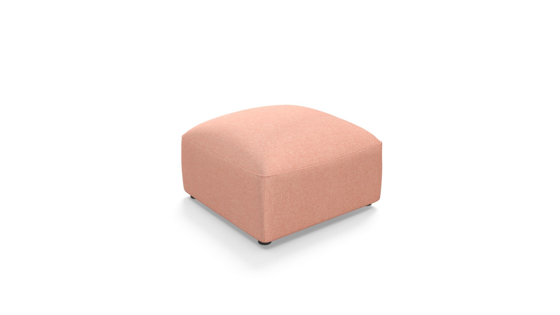 Juno Modular Ottoman, Dusk Pink - Download Free 3D model by MADE.COM ...