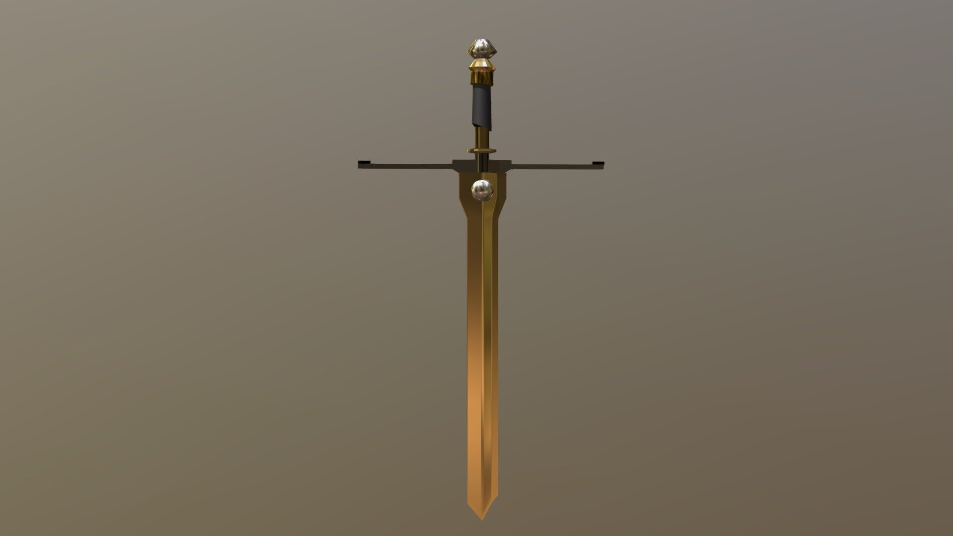 Gold Sword - 3D model by Charlotte (@charll) [c13b7ea] - Sketchfab