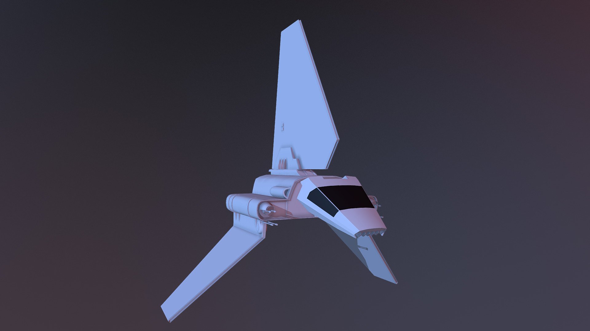 Shuttle Tydirium (in progress) - 3D model by Scudzilla [c13c257 ...