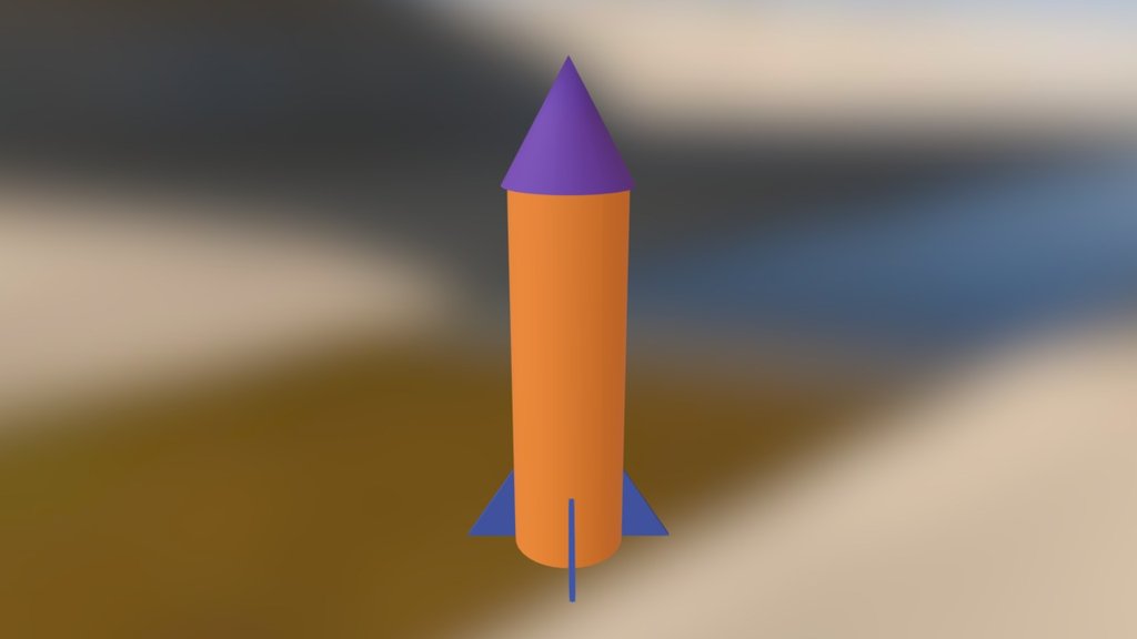 Rocket Ship - 3D model by jackferg12 [c13d298] - Sketchfab