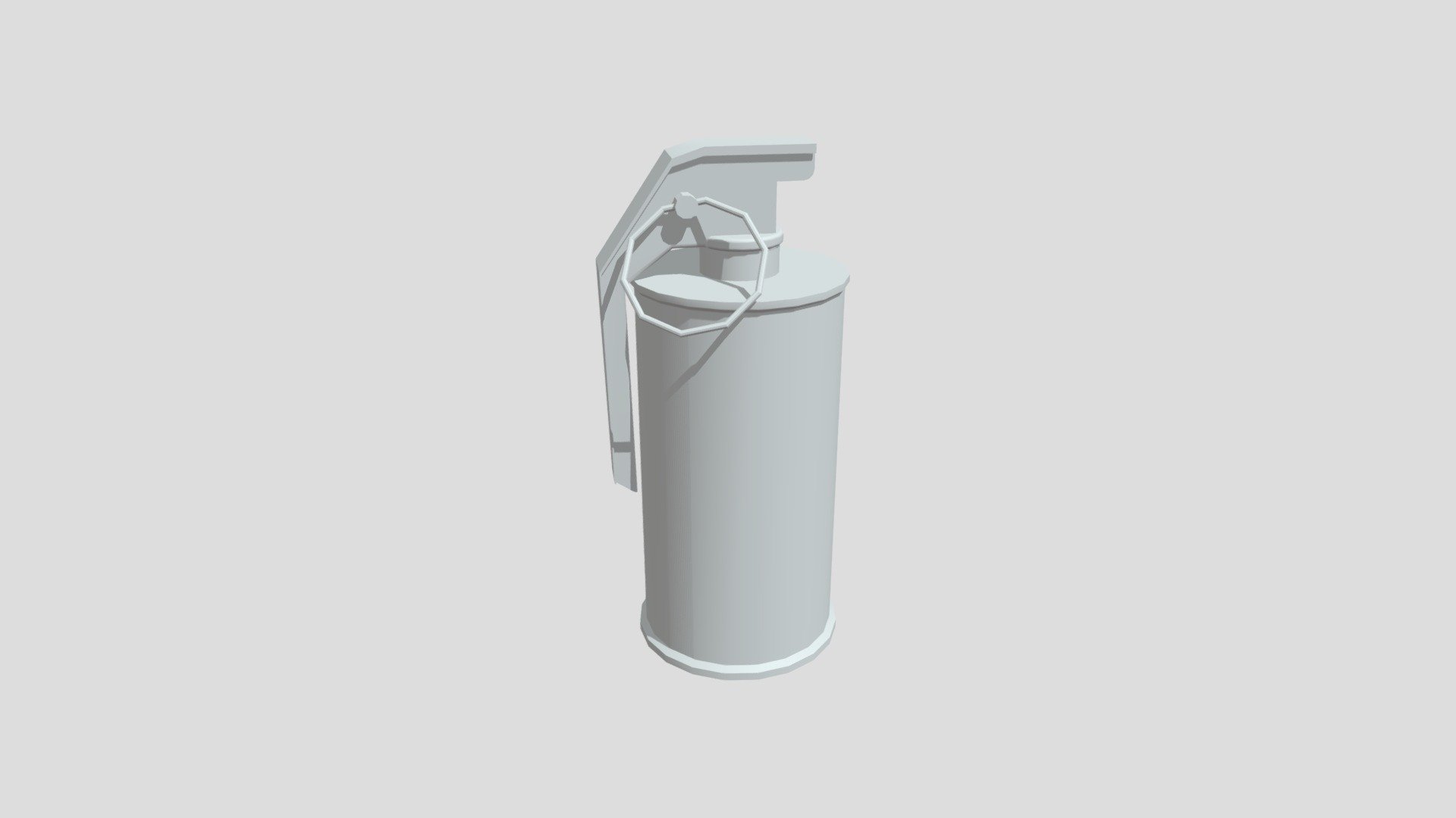 LowPoly Smoke/Incendiary Grenade - Untextured - 3D model by harrisonparfit [c13dbbf] - Sketchfab