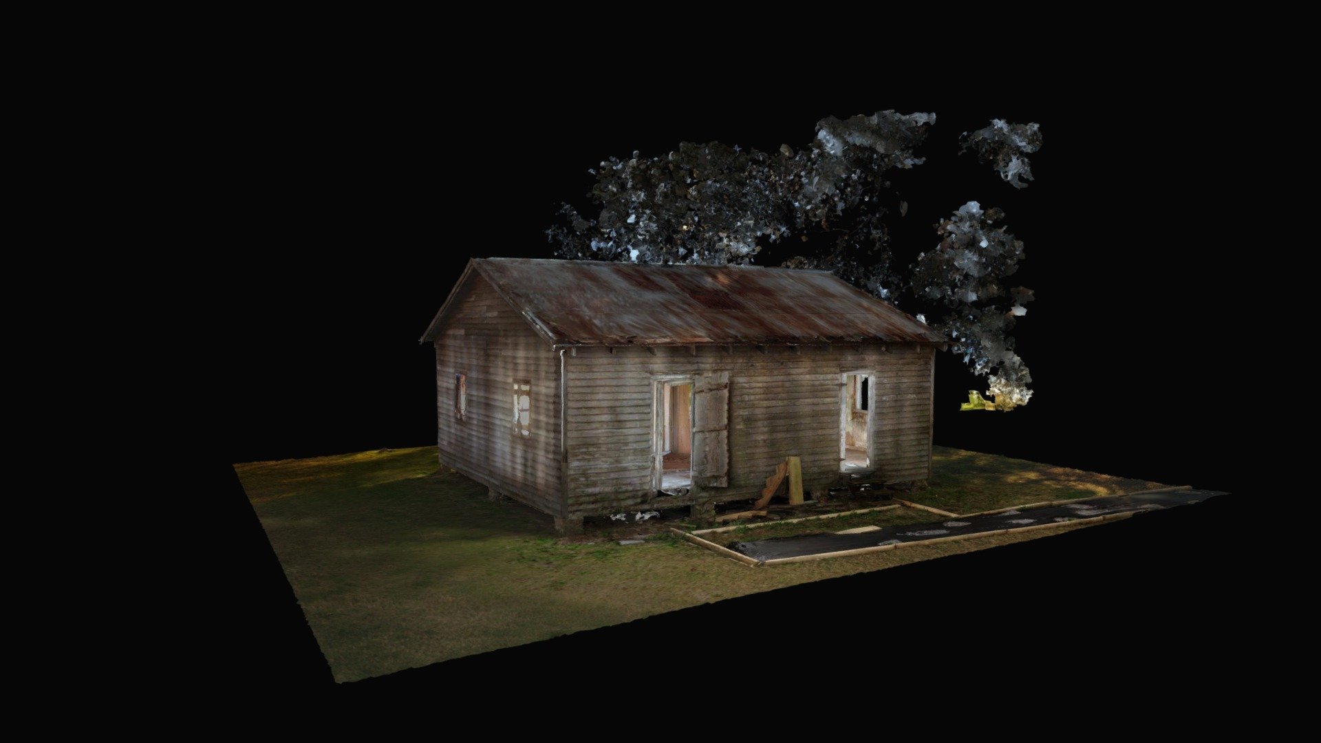 St. Joseph Plantation Slave Cabin 5 - Download Free 3D model by NCPTT ...