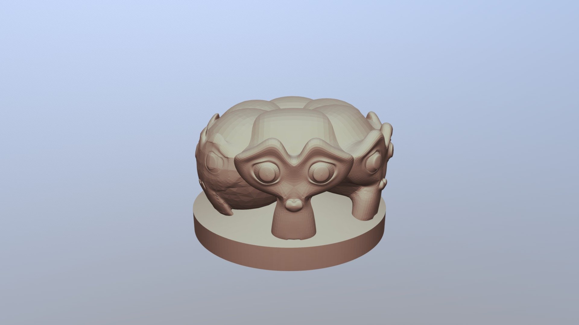 Monkey Morphing Into Sphere (001) - 3D model by fluiddesigner [c13ecbb ...
