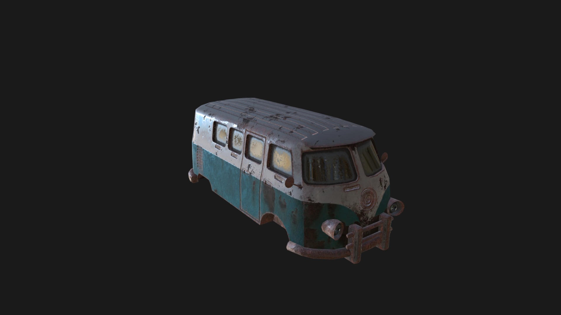 Camper van - 3D model by kafizov [c13fbb6] - Sketchfab