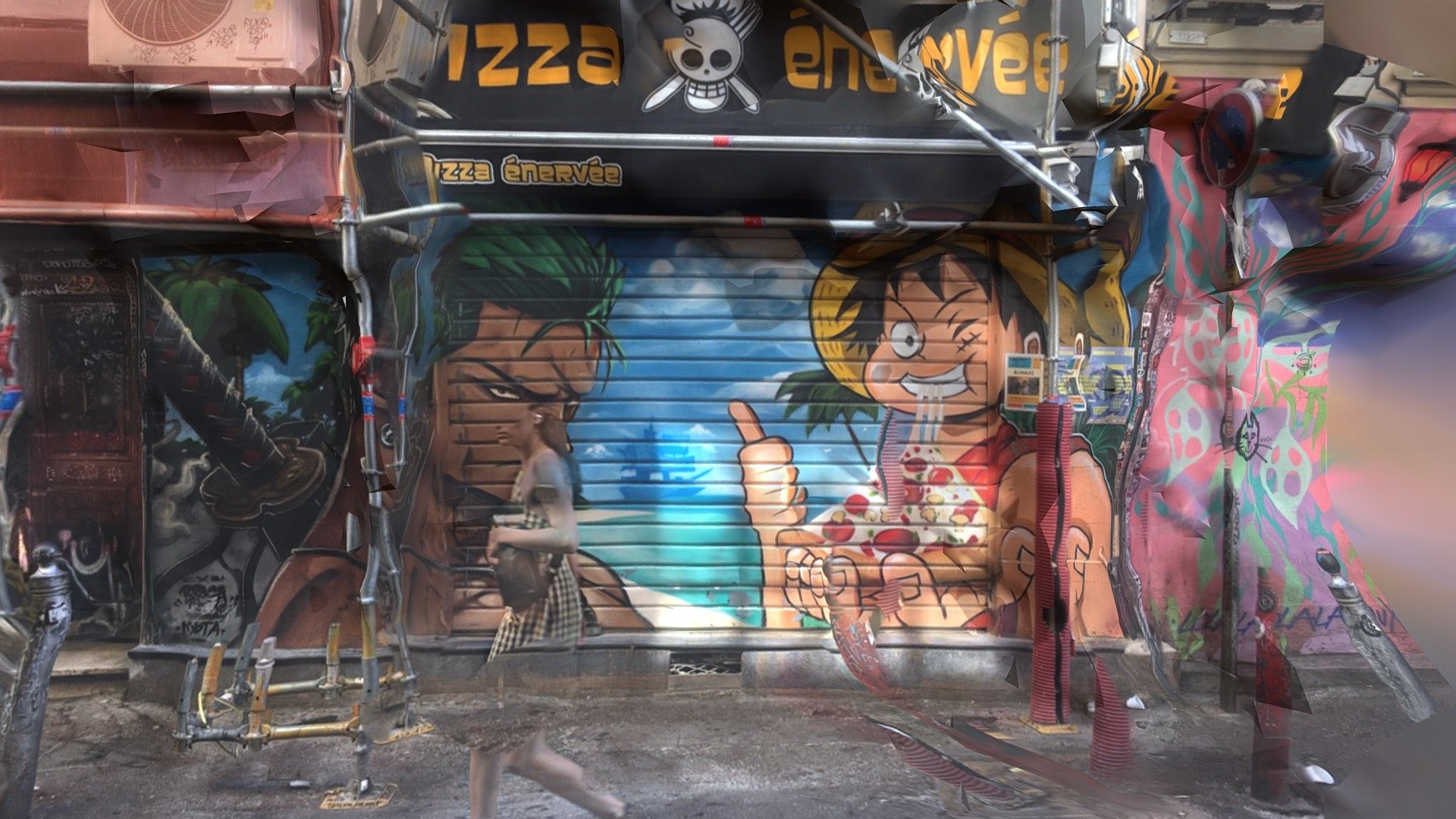Graff Cours Julien - Download Free 3D model by MDailly (@m.dailly) [c141857] - Sketchfab
