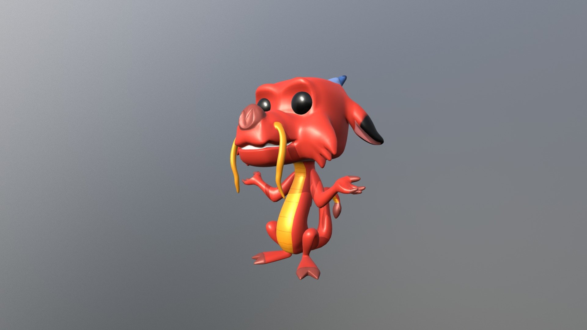 FUNKO MUSHU - 3D model by micheltaborda27 [c141ff1] - Sketchfab
