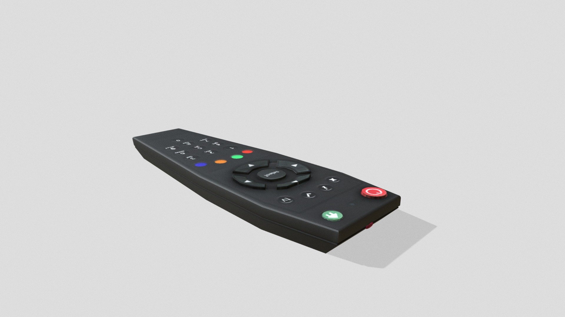 LOWPOLY OLD TV REMOTE - Download Free 3D model by ijiklvn (@kelvin ...