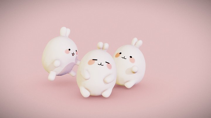 Kawaii 3D models - Sketchfab