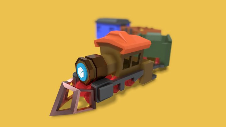 Train-set 3D models - Sketchfab