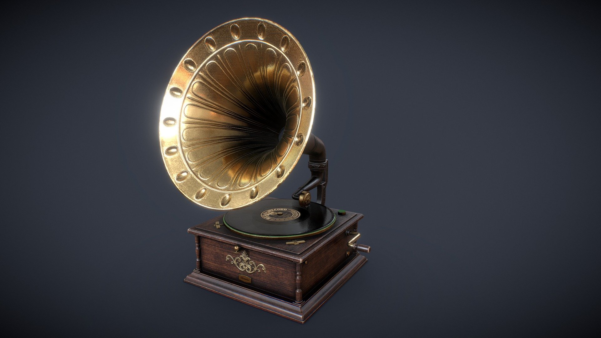 Phonograph_Victorian - Buy Royalty Free 3D model by Elkandar [c1433b6 ...
