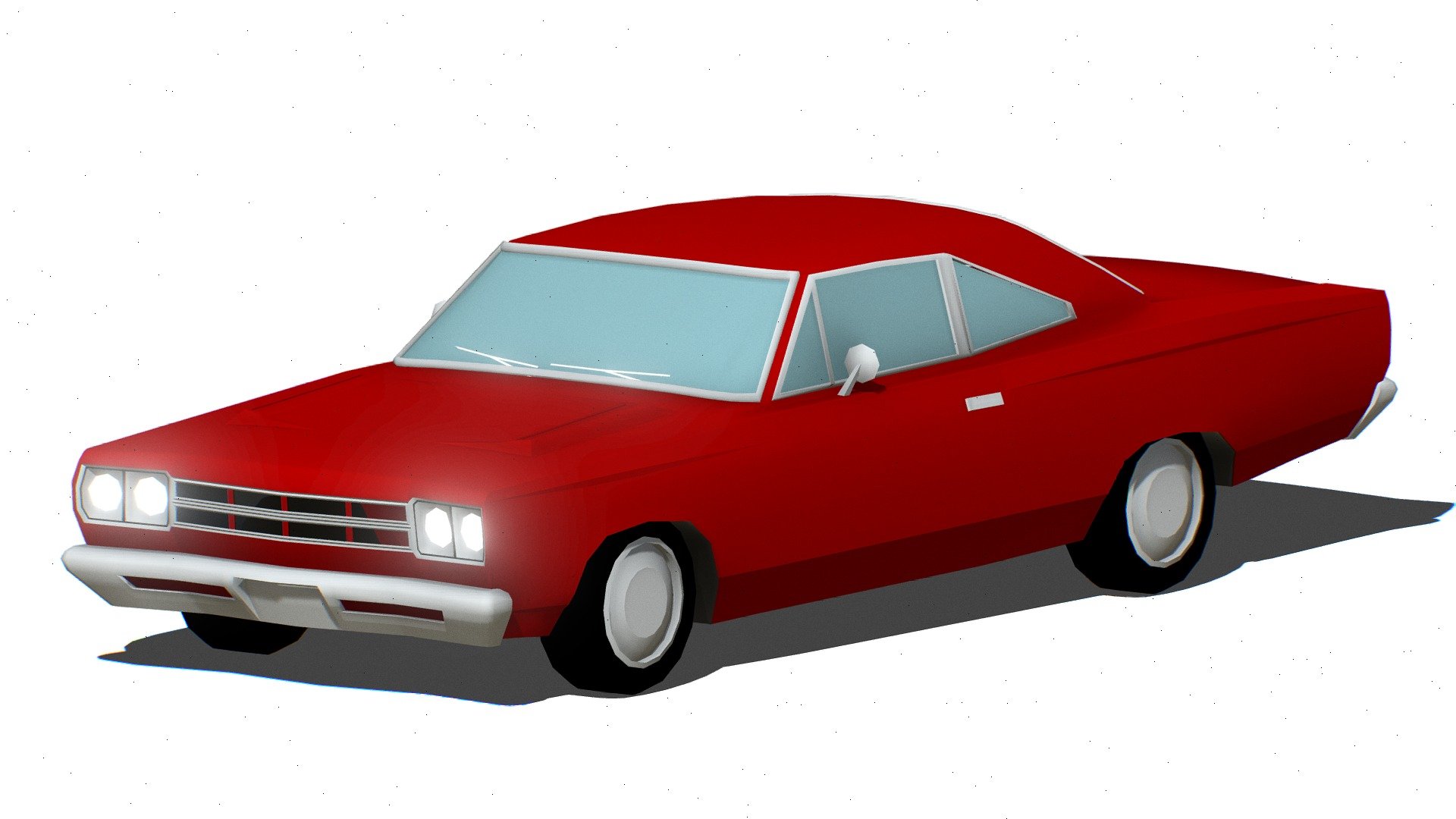 Plymouth Road Runner 1969 Low poly - Download Free 3D model by JUFF ...
