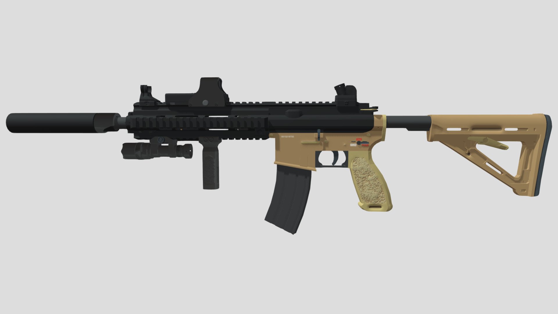 Heckler & Koch HK416 - 3D model by SkyBearer245 [c144a21] - Sketchfab