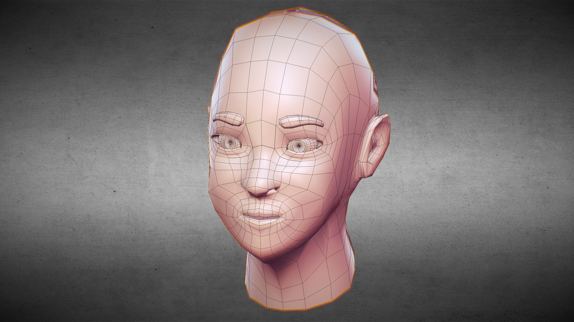 LowPoly Realistic Face - 3D model by Botanical_Blacksmith ...