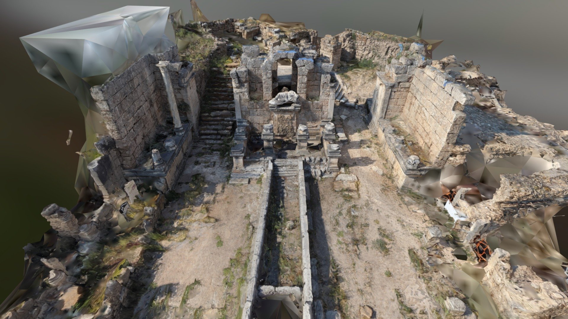 Nymphaeum of Hadrian in the City of Perge - 3D model by Anfang 3DScan ...