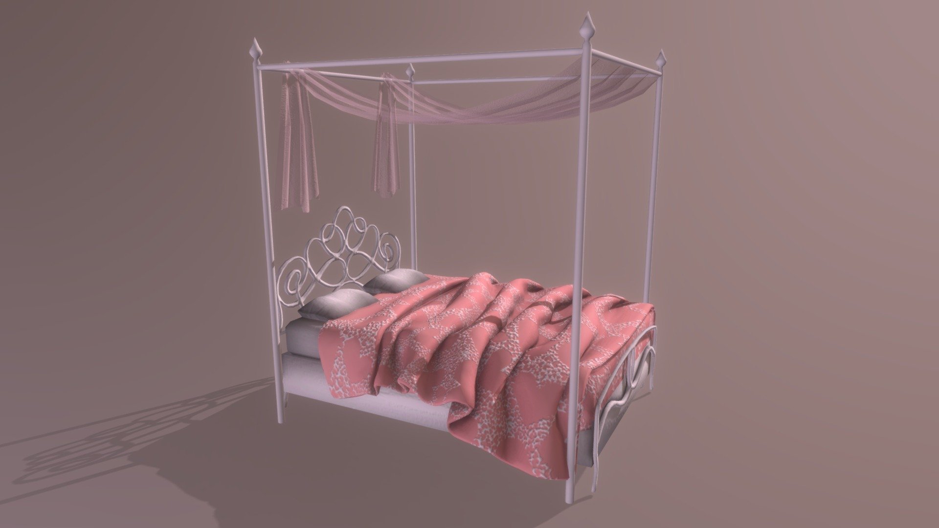 Angel Bed (Without Bones) - Download Free 3D model by zHairezt [c147854 ...