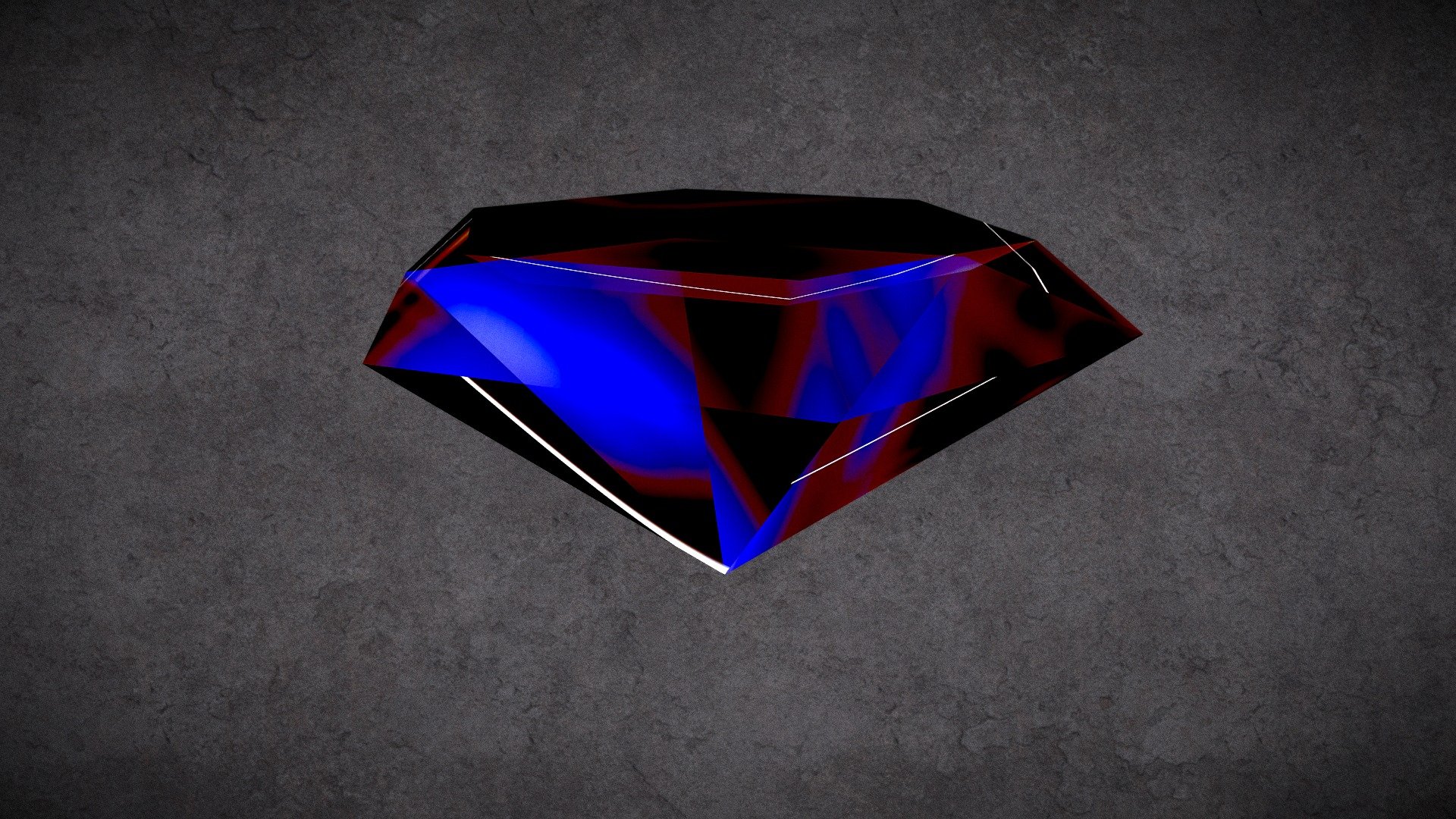 Blue Gem - By Velivian Fesothe - 3D model by Velivian Fesothe (@fesothe ...