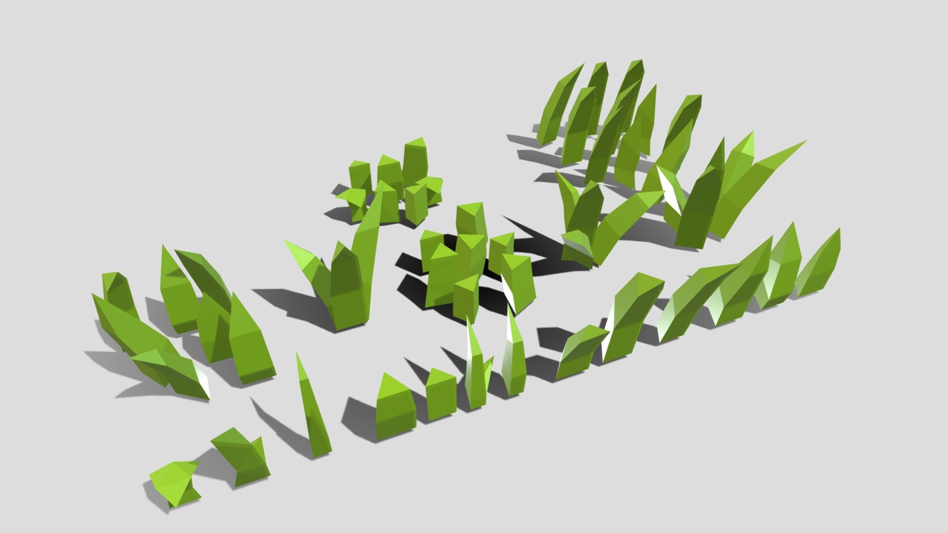 grass lowpoly pack - Download Free 3D model by packy films (@packyfilms ...