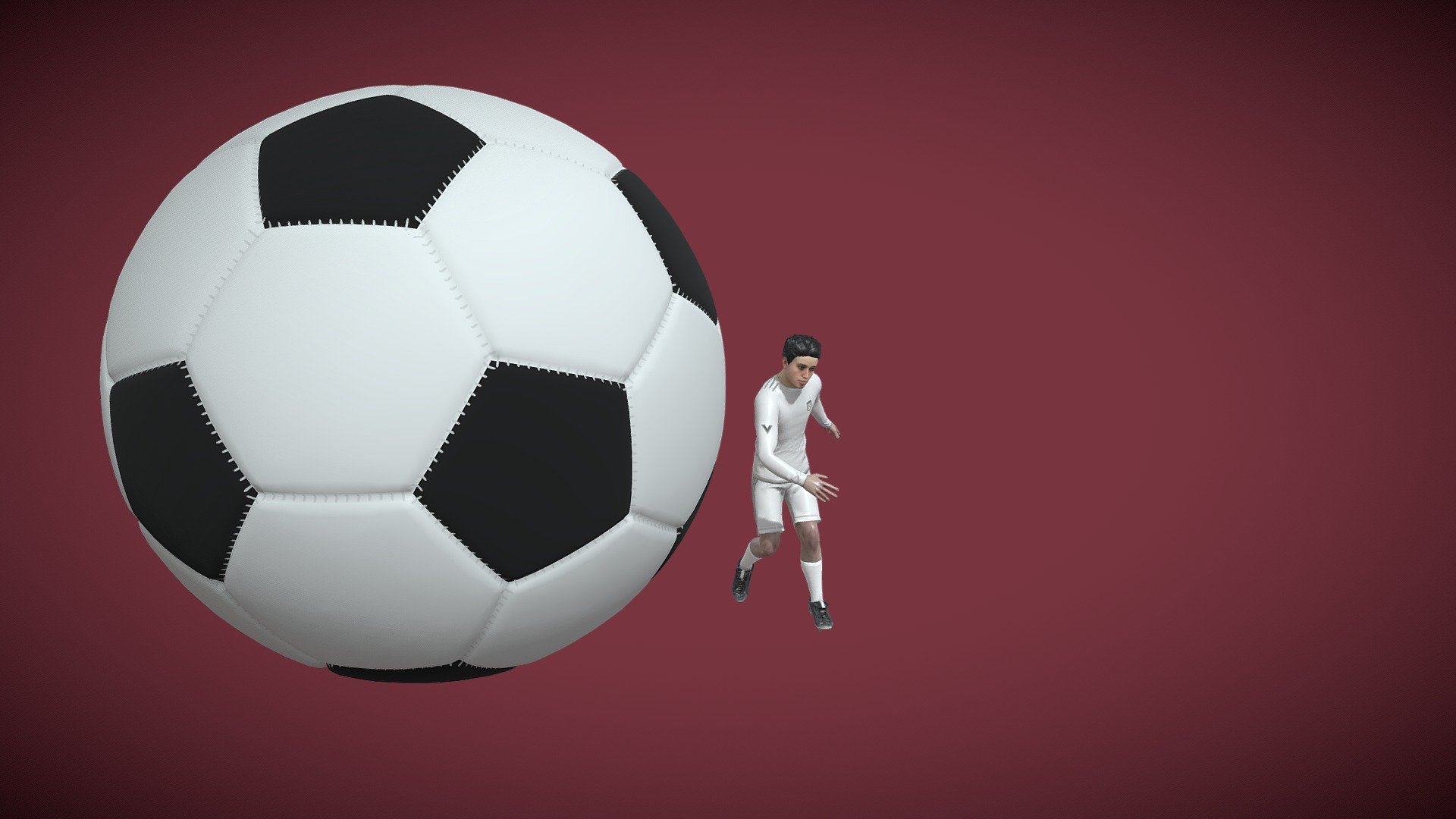 Animated Goalkeeper Drop Kicks Soccer Ball - 3D model by LasquetiSpice ...